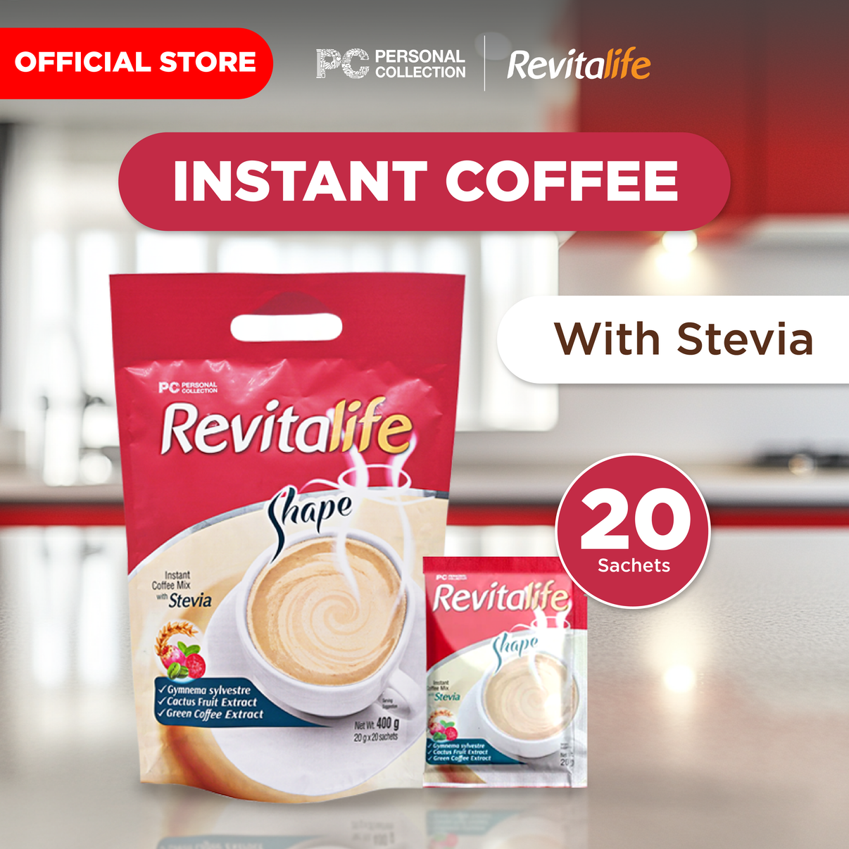 Revitalife Shape 20g x 20 sachets/pouch – PC Starter