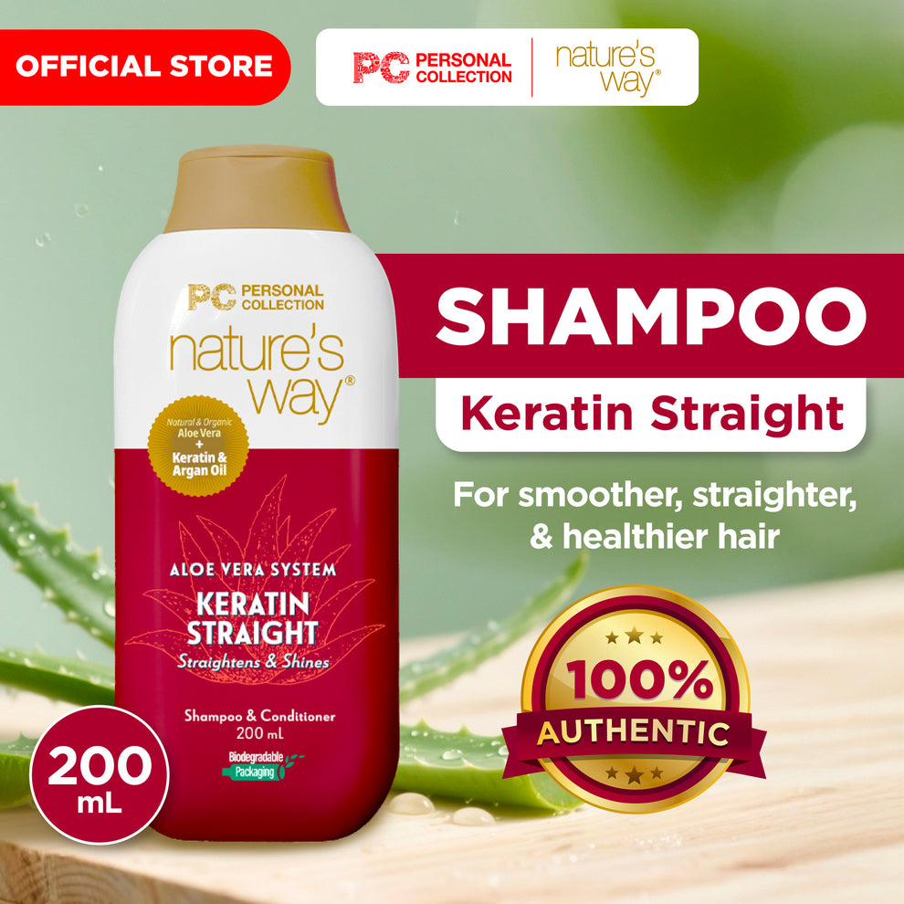 NATURE'S WAY ALOE VERA SHAMPOO KERATIN STRAIGHT 200 ML – PC Starter