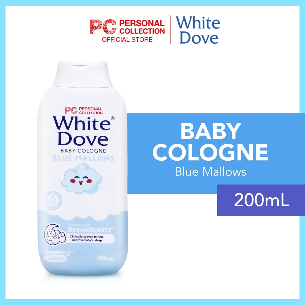 WHITE DOVE BABY COLOGNE BLUE MALLOWS 200ML – PC Starter