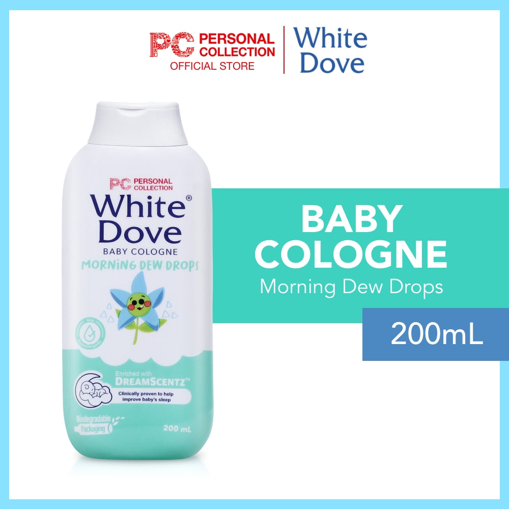 WHITE DOVE BABY COLOGNE MORNING DEW DROPS 200ML – PC Starter