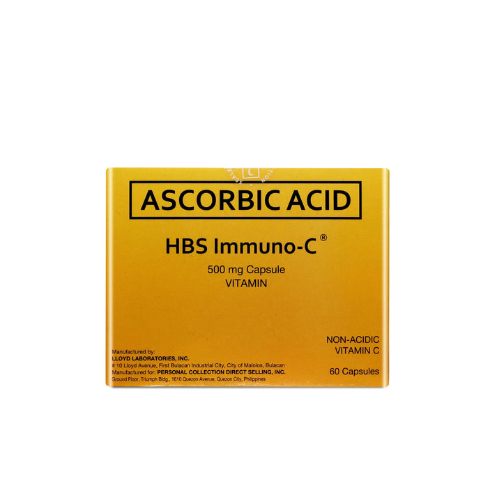 HBS Immuno-C 500mg per capsule (60 capsules) – PC Starter