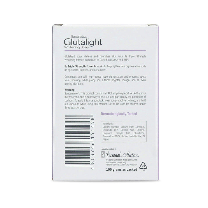 Glutalight Whitening Soap 100 g – PC Starter