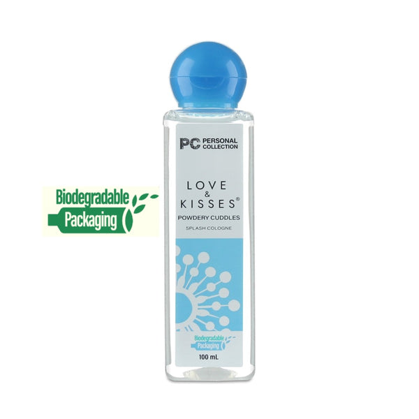 Love & Kisses Splash Cologne Powdery Cuddles 100 mL – PC Starter