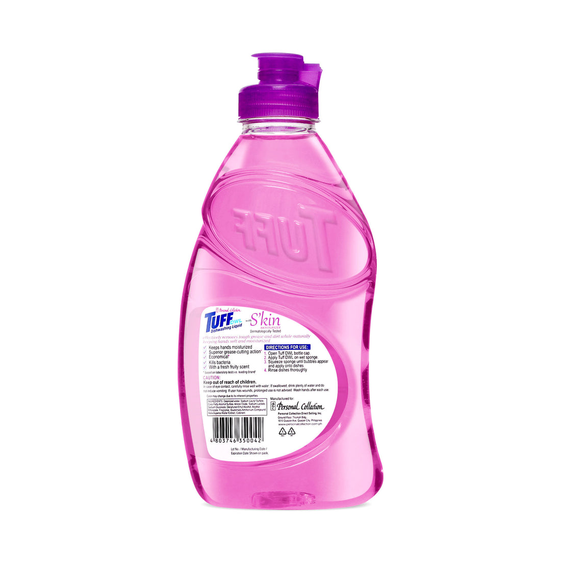 Tuff Dishwashing Liquid with S'kin 270 mL – PC Starter