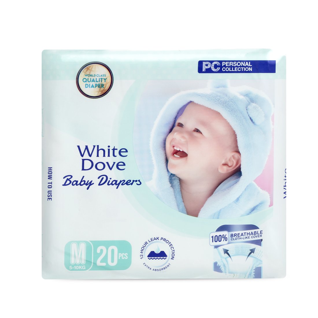 White Dove Baby Diaper Medium Pack of 20's – PC Starter